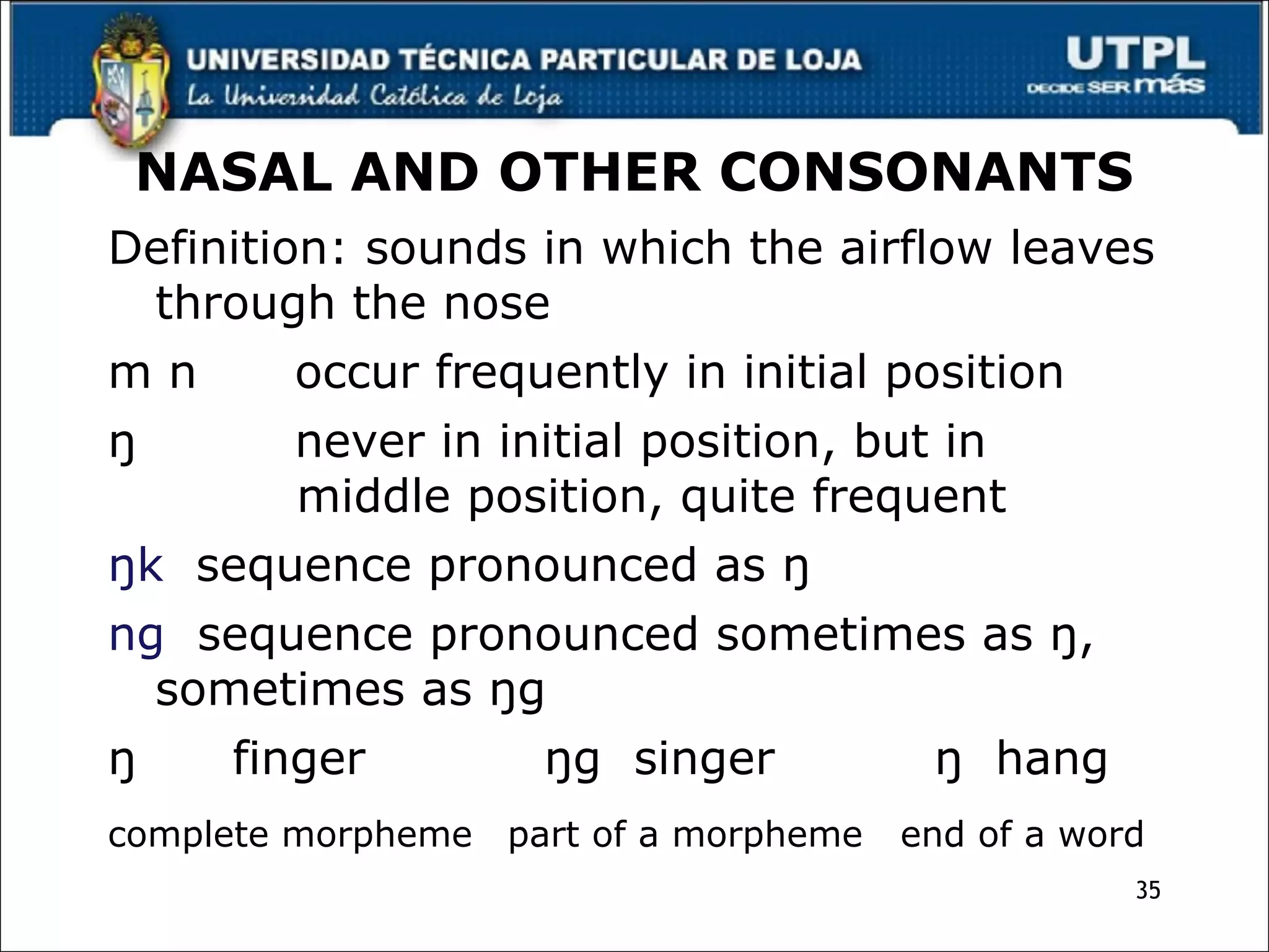 English Phonology, I Bim | PPT