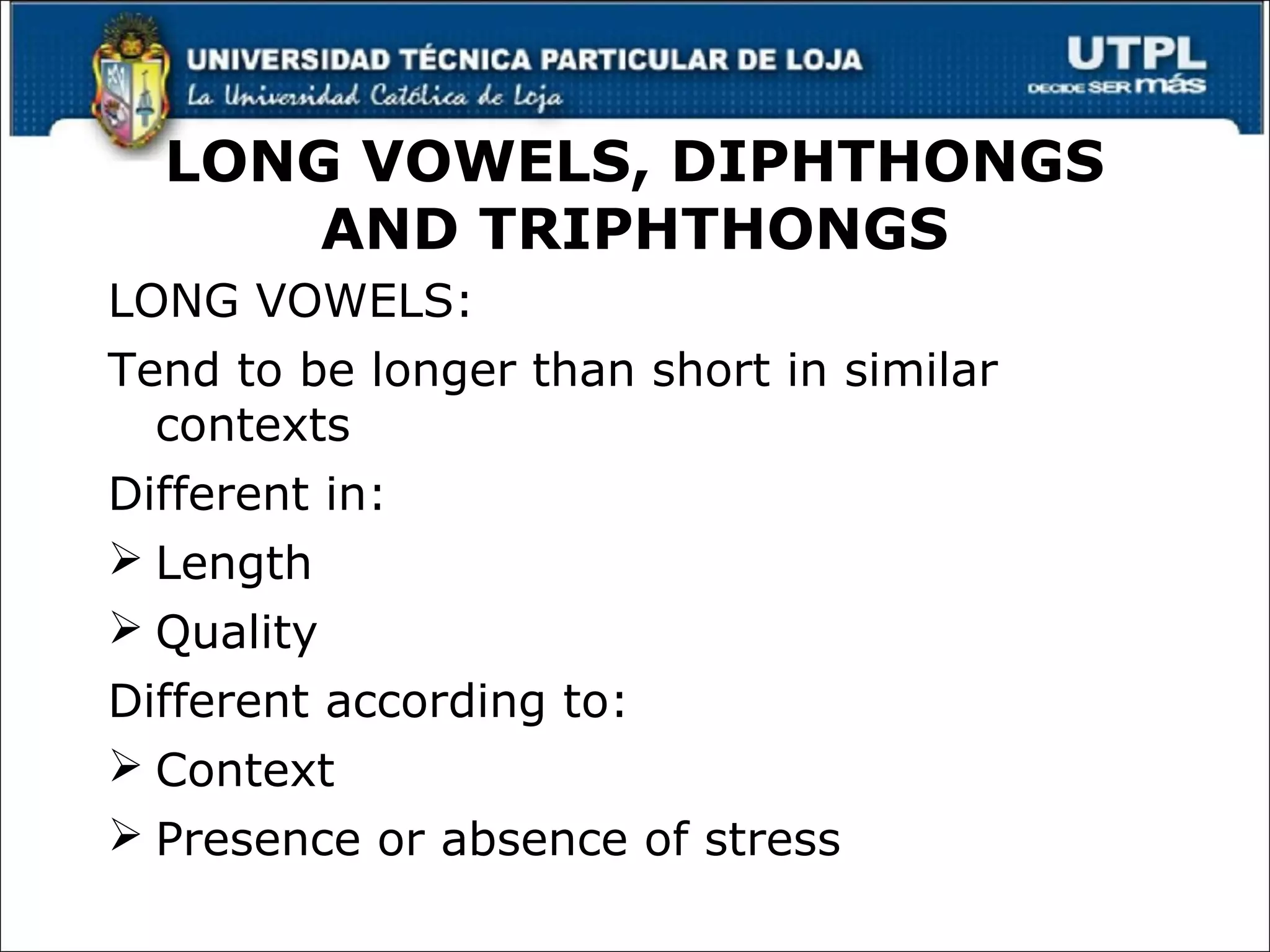 English Phonology, I Bim | PPT
