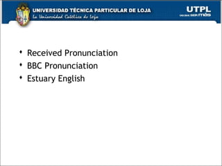 English Phonology, I Bim | PPT