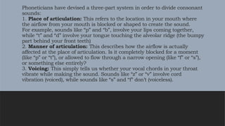 ENGLISH PHONOLOGY REPORT-ARTICULATORY PHONETICS AND CONSONANTS.pptx