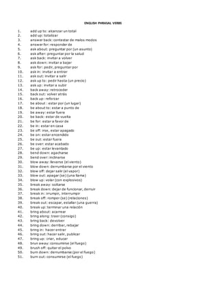 English phrasal verbs | DOCX