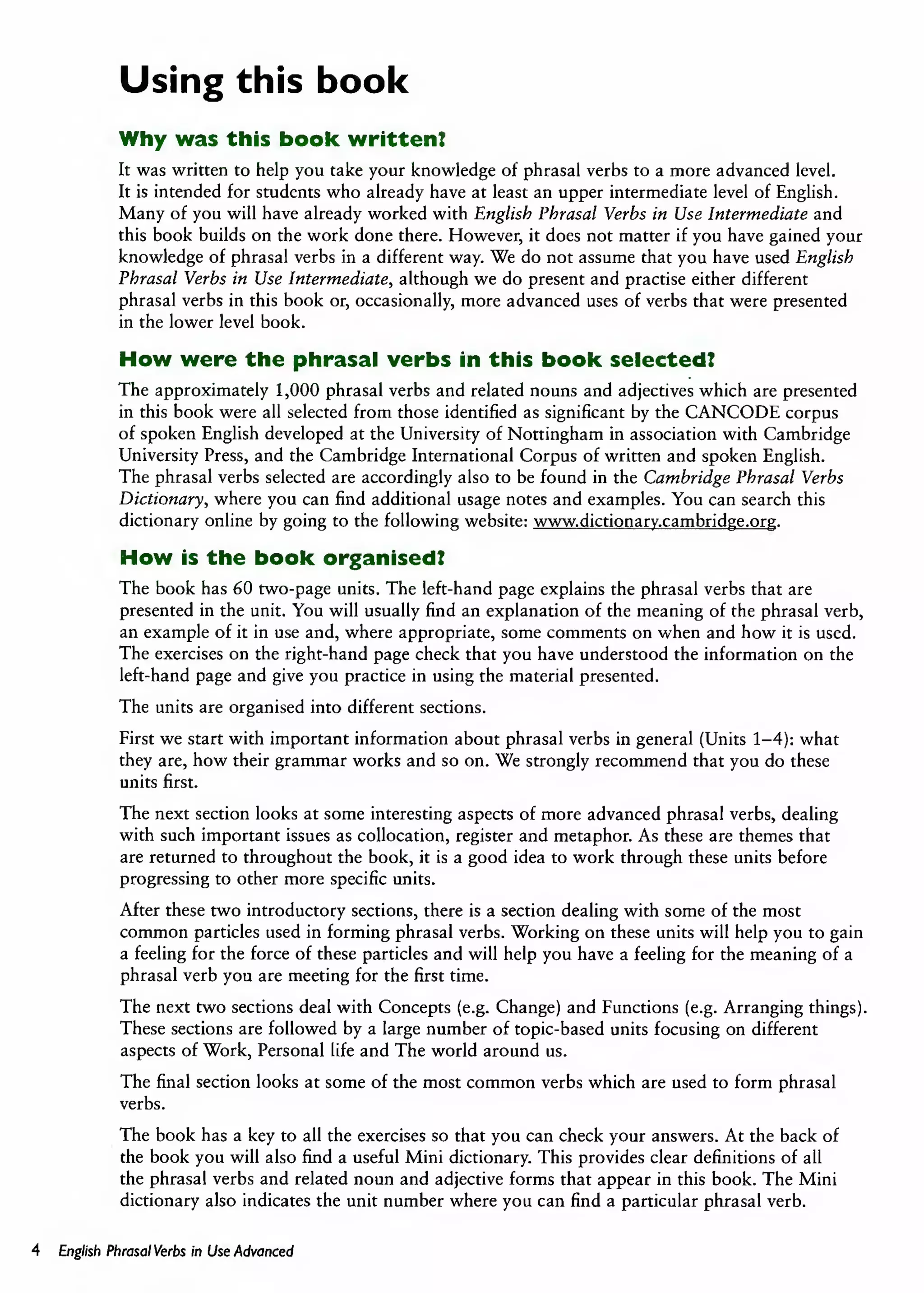 English phrasal verbs in use advanced | PDF