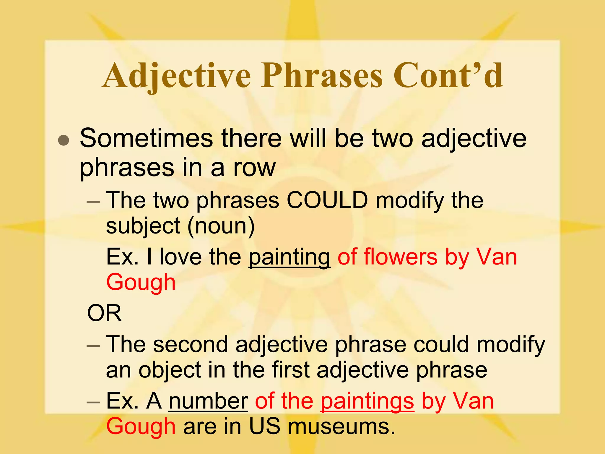 English phrase clause | PPT