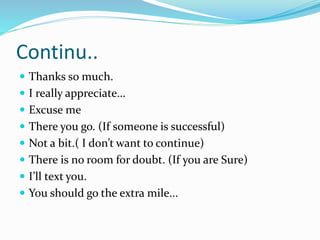 English phrases | PPTX