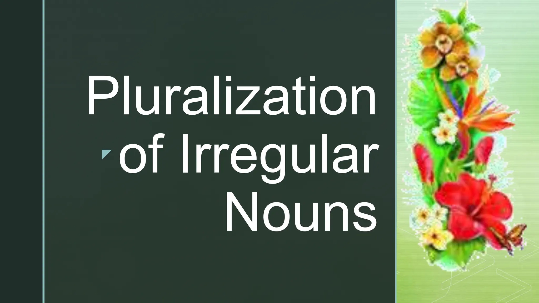 English Pluralization of Irregular nouns.pptx