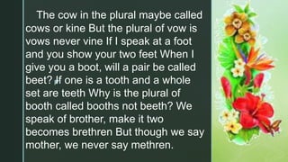 English Pluralization of Irregular nouns.pptx