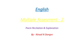 English poem recitation | PPTX