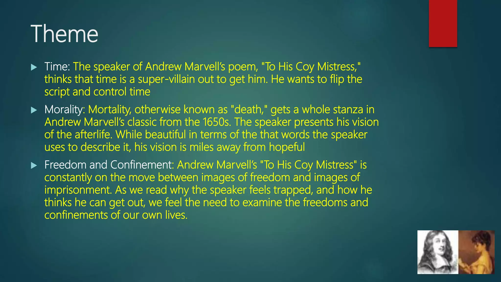 To His Coy Mistress | PPTX