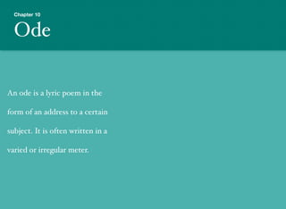 English poetry final | PPT