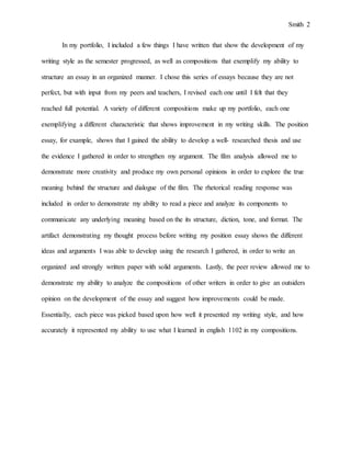 English Portfolio | DOCX