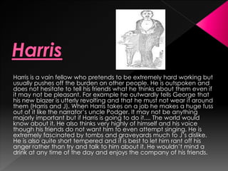 English power point presentation on three men in a boat | PPTX
