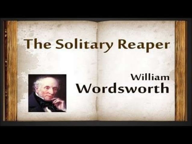 The solitary reaper | PPT