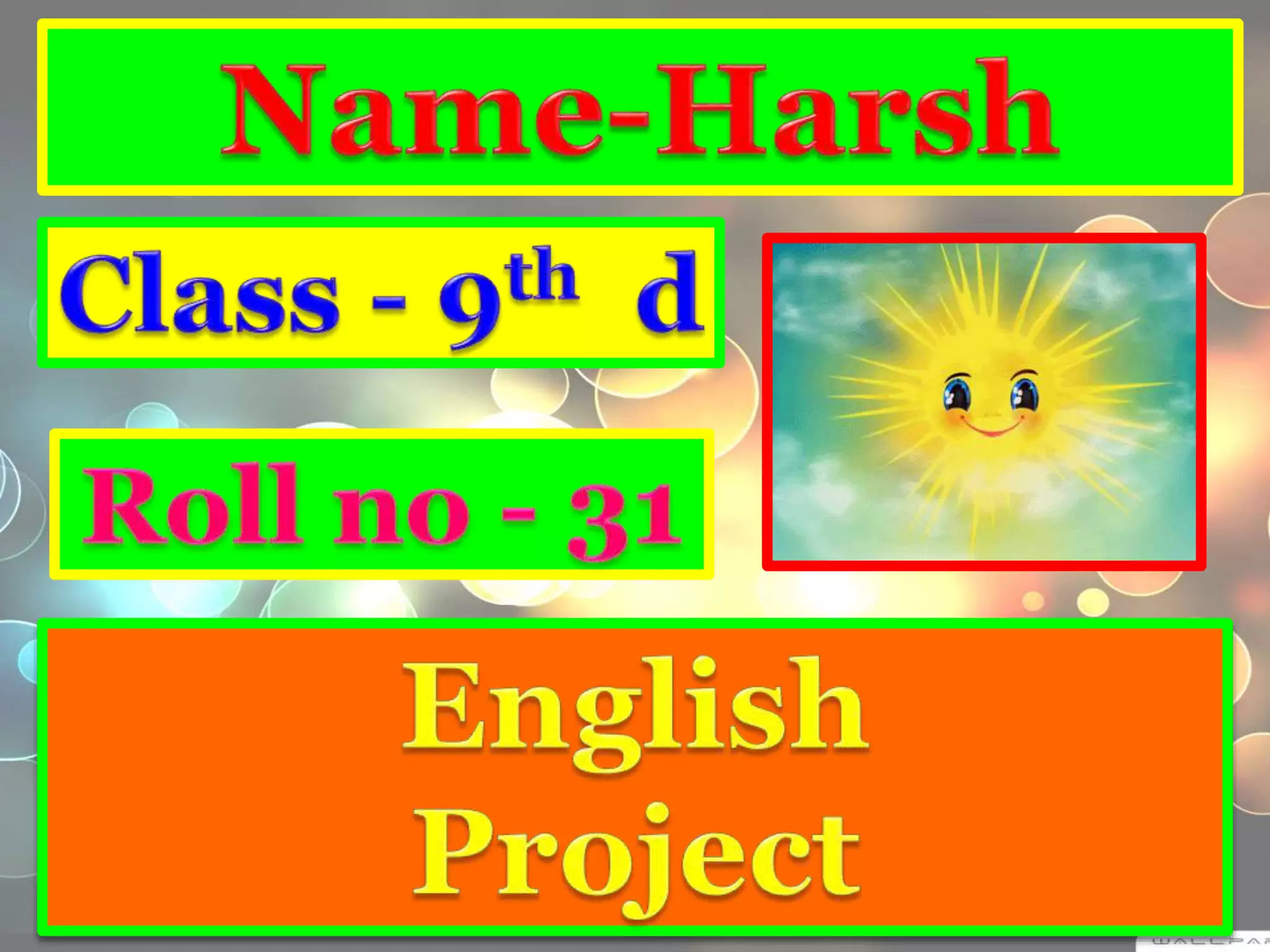 English ppt | PPT
