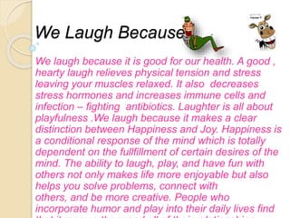 Laughter - The Best Medicine | PPTX