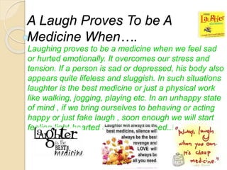 Laughter - The Best Medicine | PPTX