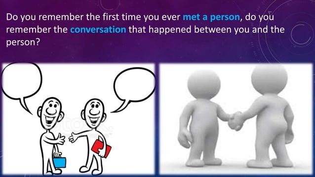 Converse with strange people. | PPT