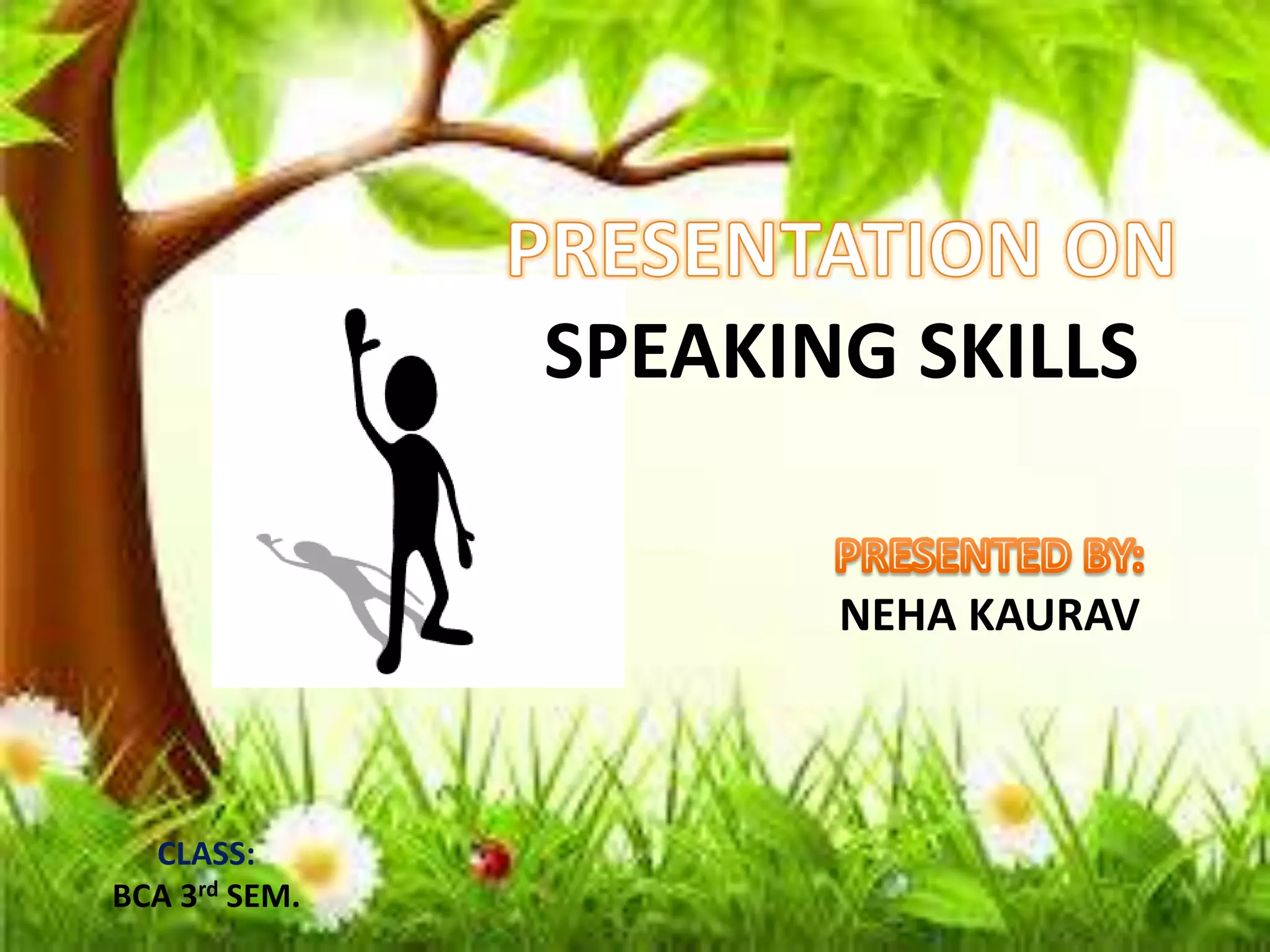 Speakingskills. Ppt | PDF