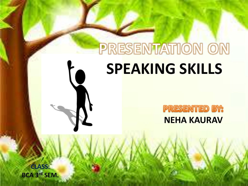Speaking Skills speaking-skills