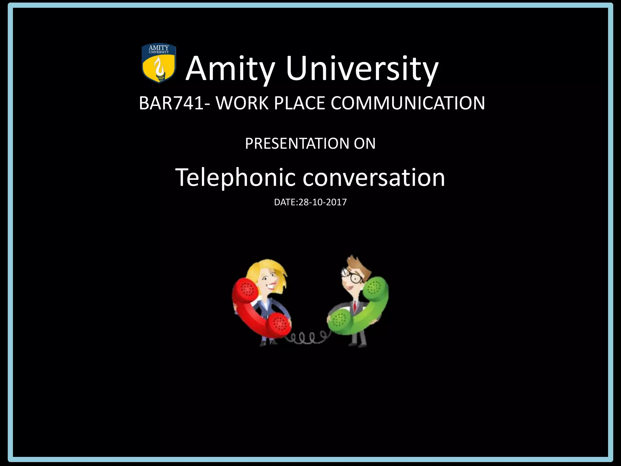 Telephonic Conversation | PDF