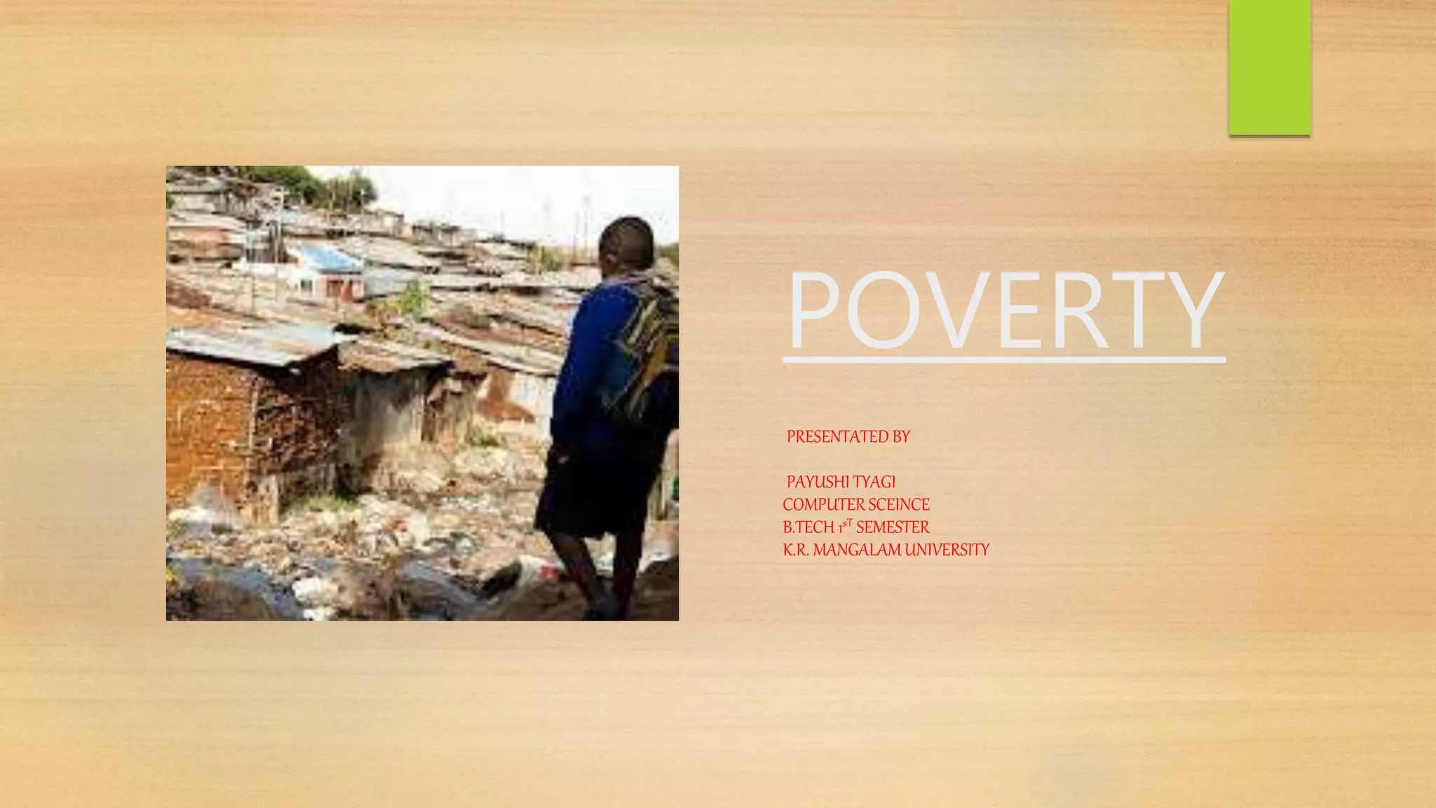 POVERTY PPT | PPT