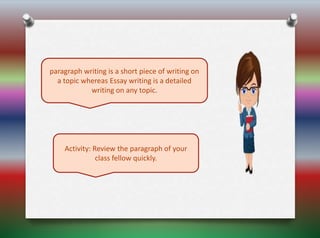 How to teach Paragraph to Class 9 | PPT