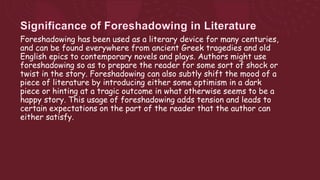 Foreshadowing | PPTX