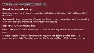 Foreshadowing Literary Term