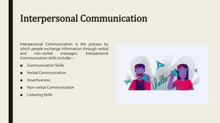 Interpersonal Communication Skills | Barriers of Communication | How to ...