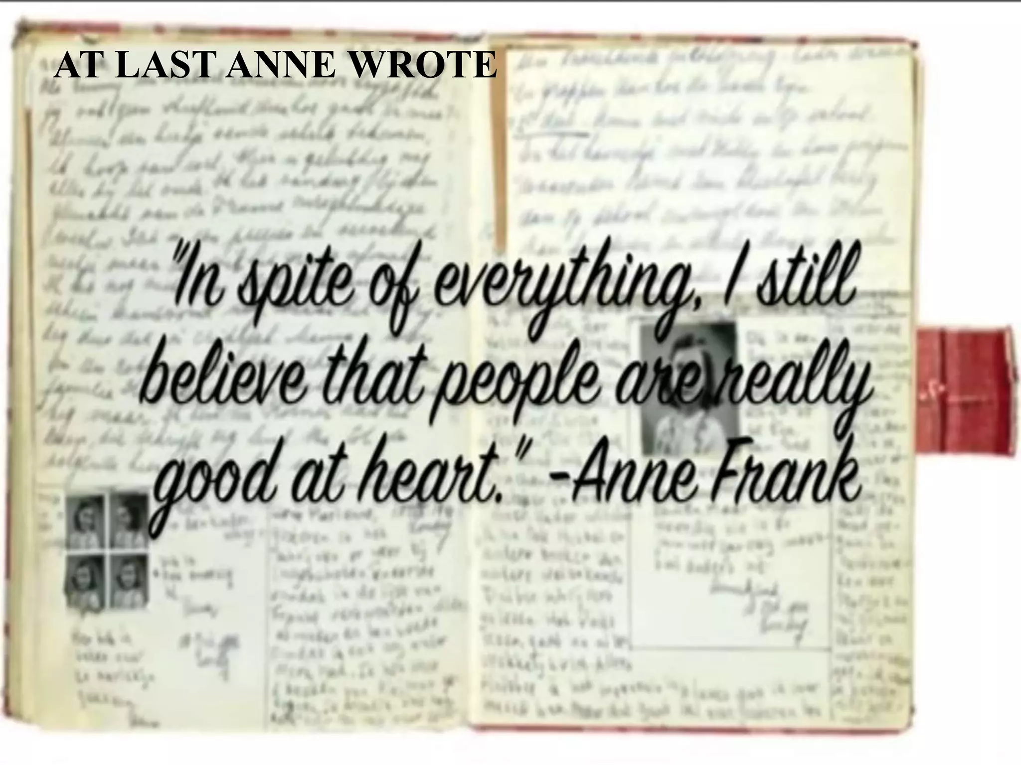 PPT on Anne Frank for class 10th | PPTX