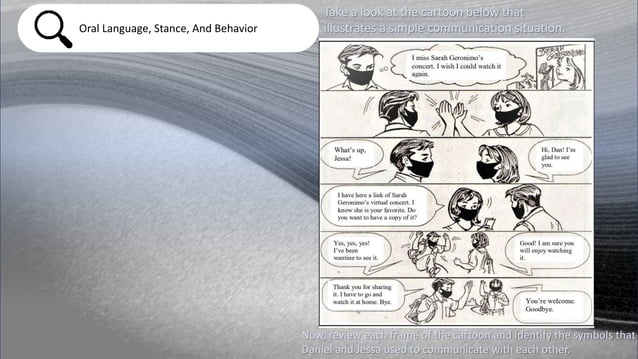 Oral Language, Stance, And Behavior. | PPTX