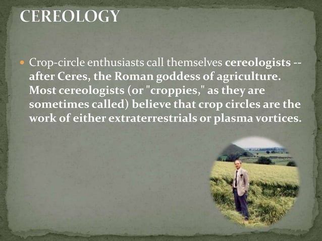 crop circles. | PPT