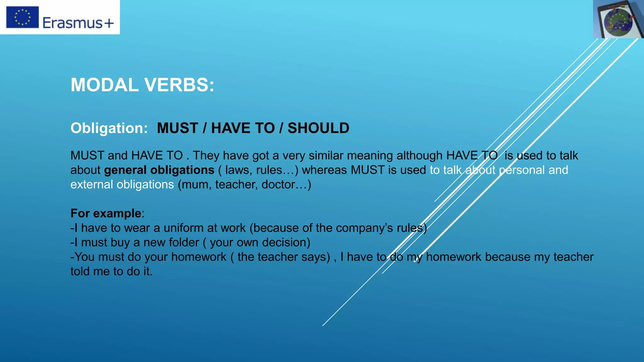 Modal Verbs, Past Simple,Past Continuous, Comparatives in Business ...