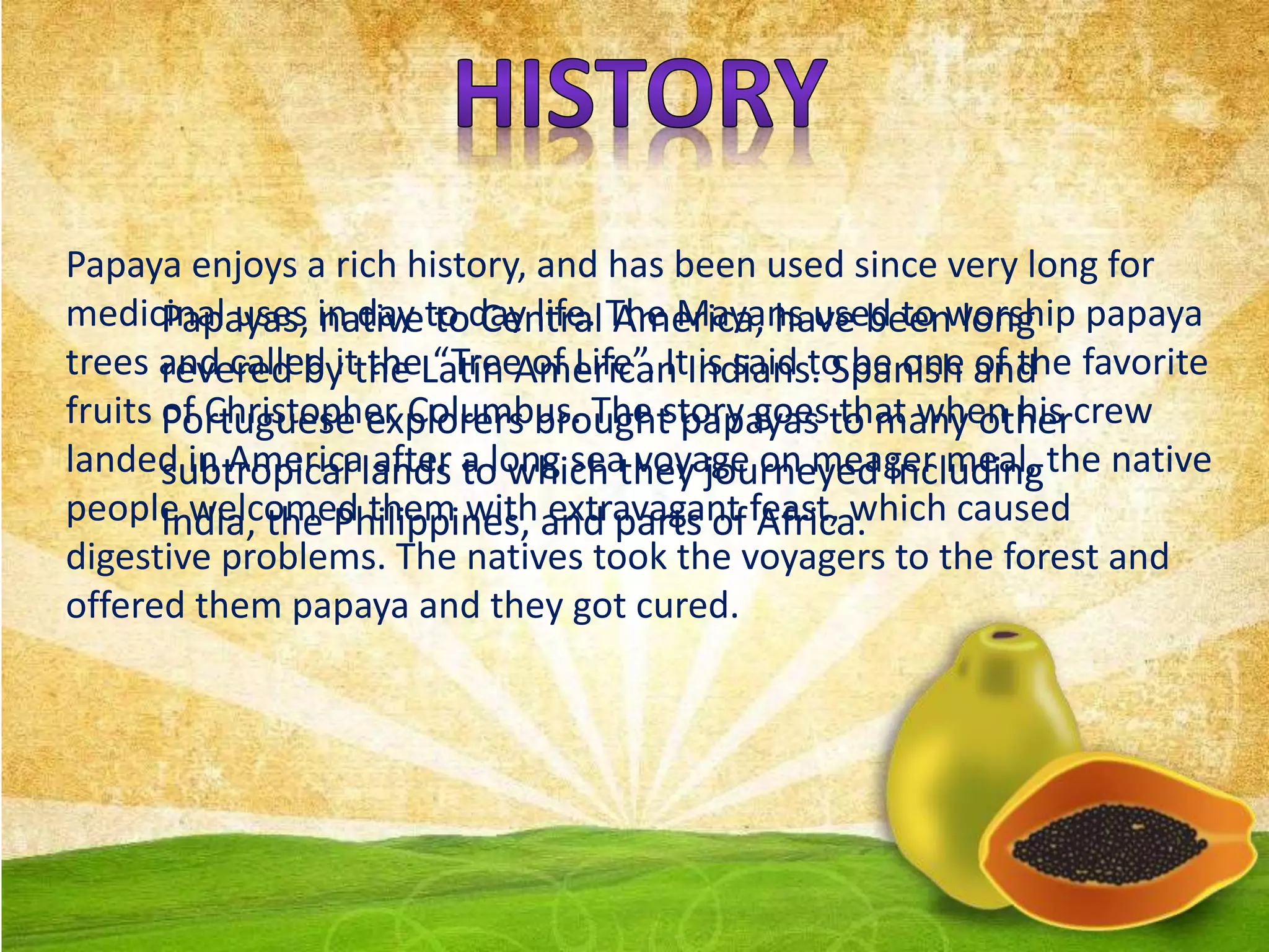 herbal plants-papaya and aloevera | PPTX
