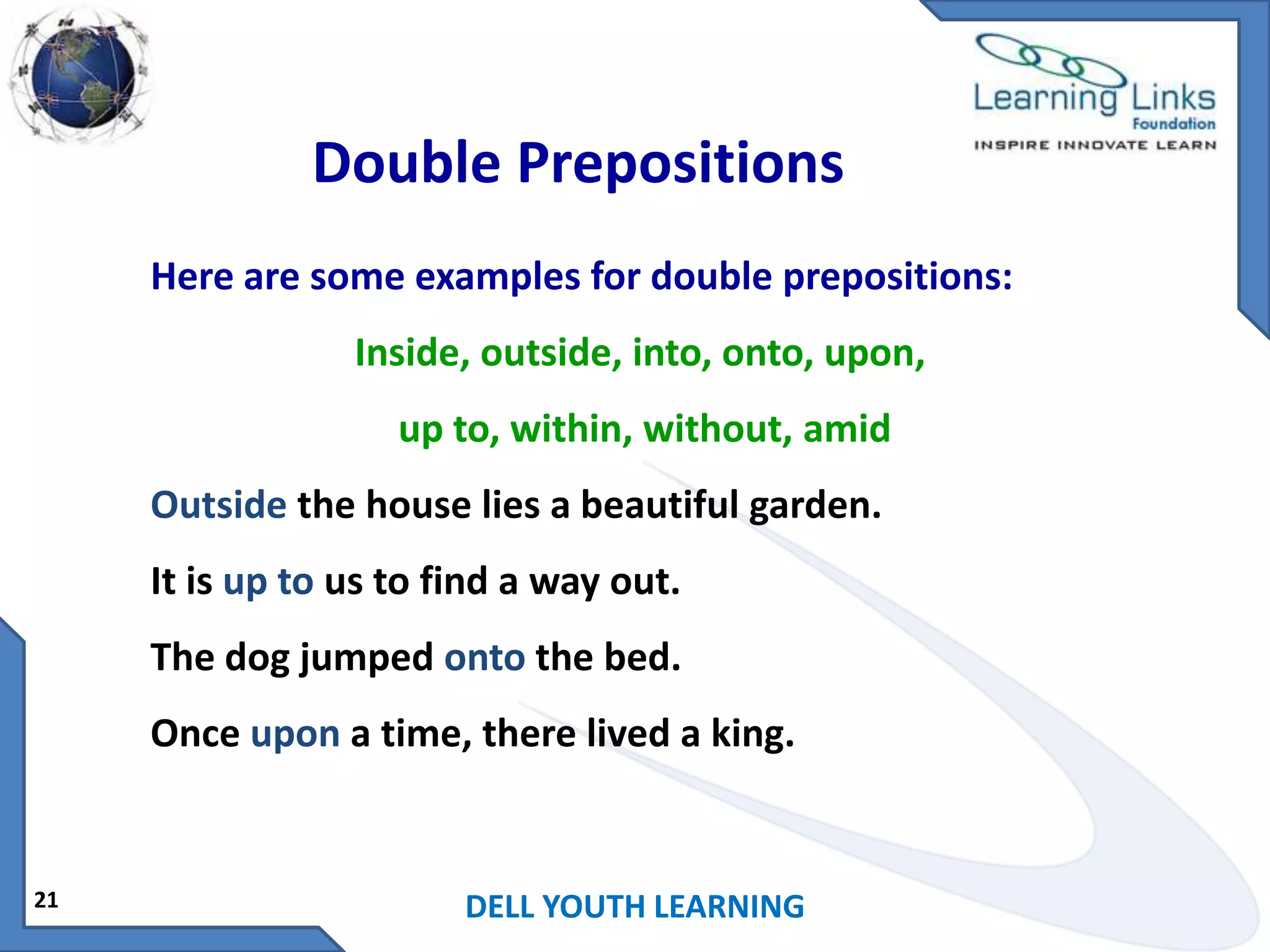 Prepositions | PPTX