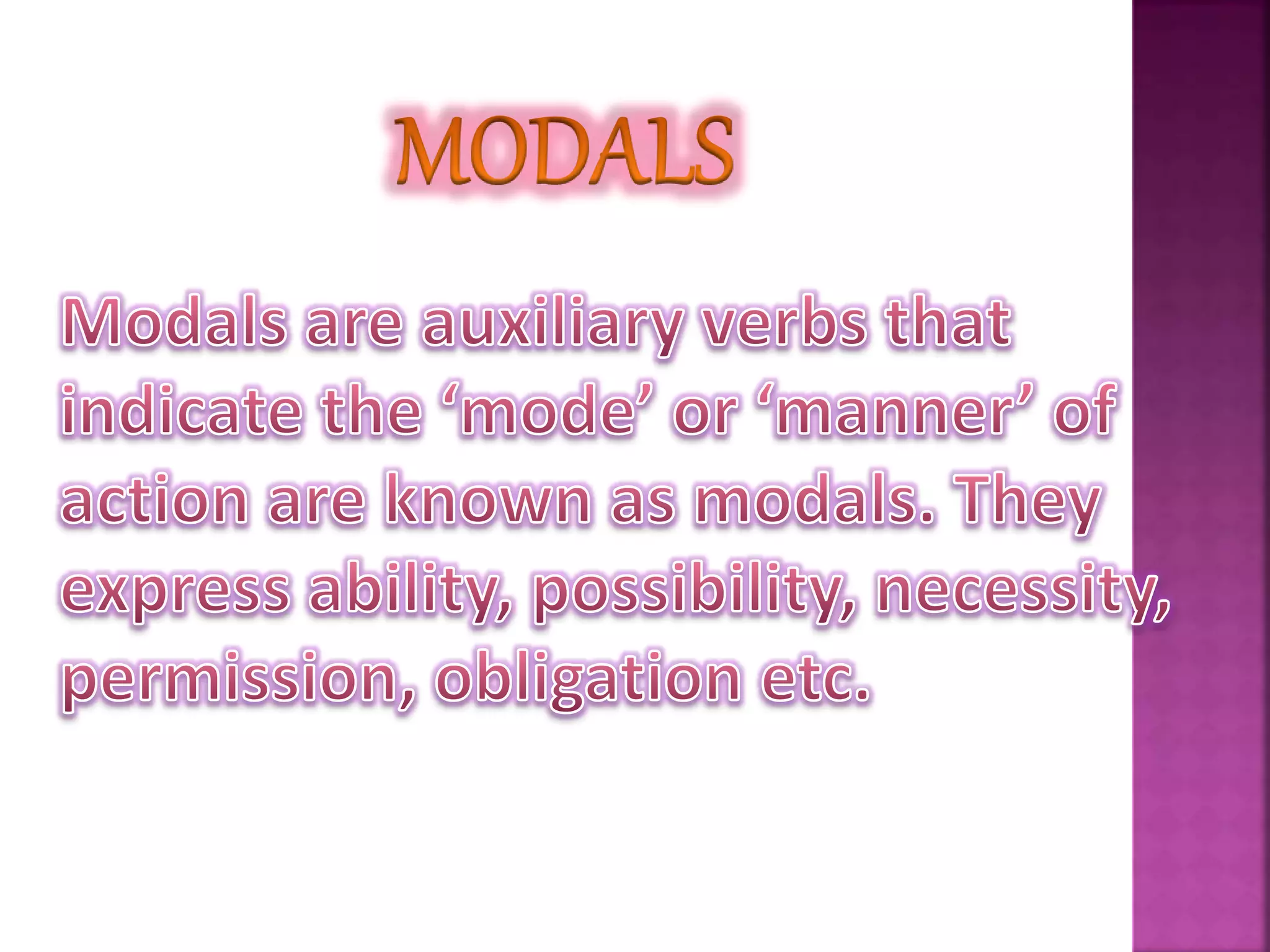 modals | PPTX