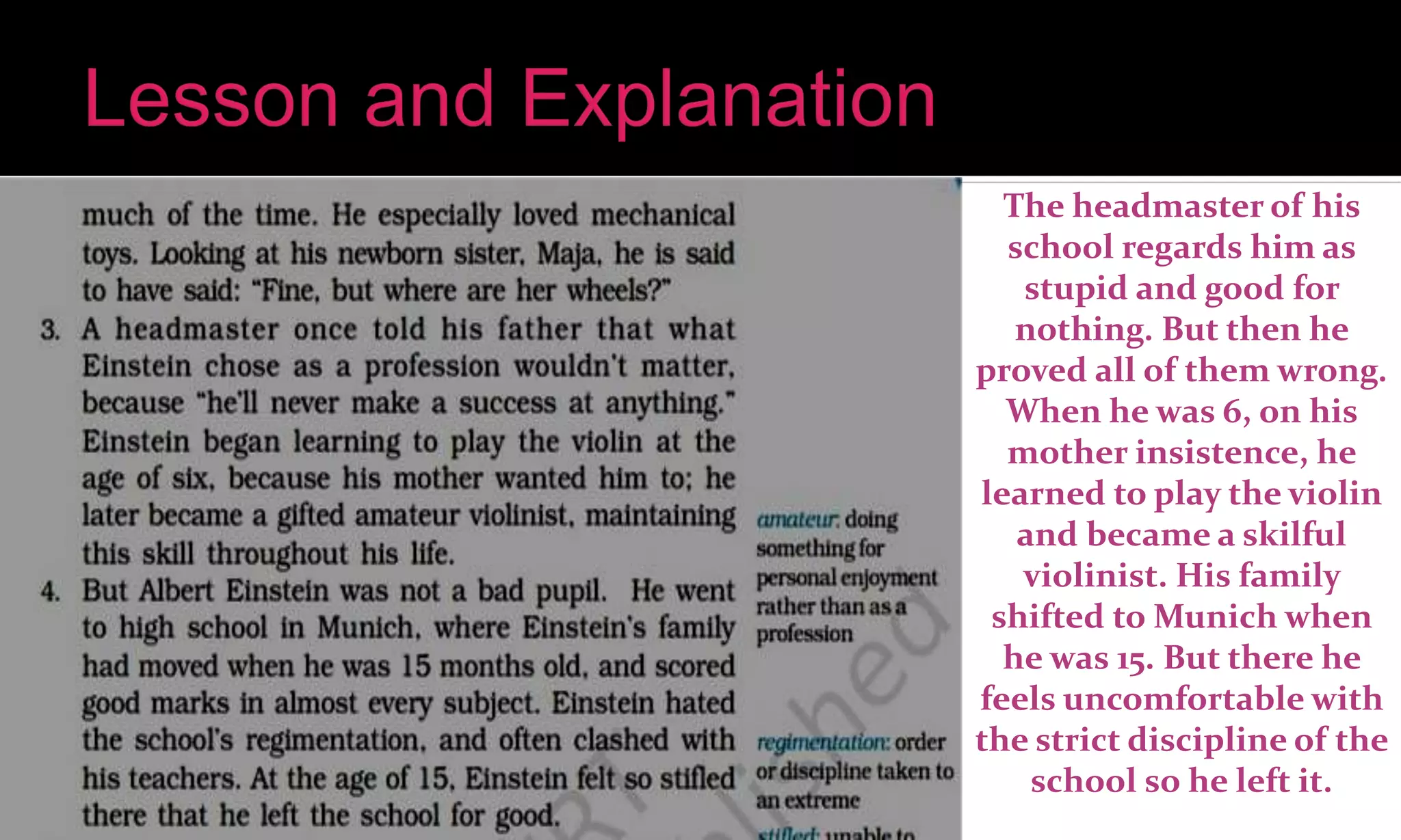 a truly beautiful mind / Albert Einstein / class ix | PPTX