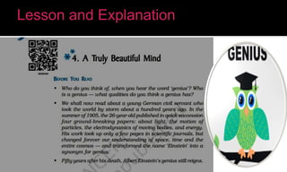 a truly beautiful mind / Albert Einstein / class ix | PPTX