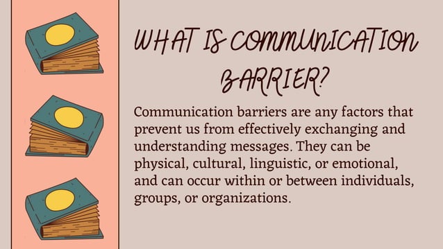 What are the barriers of communication ? | PPTX