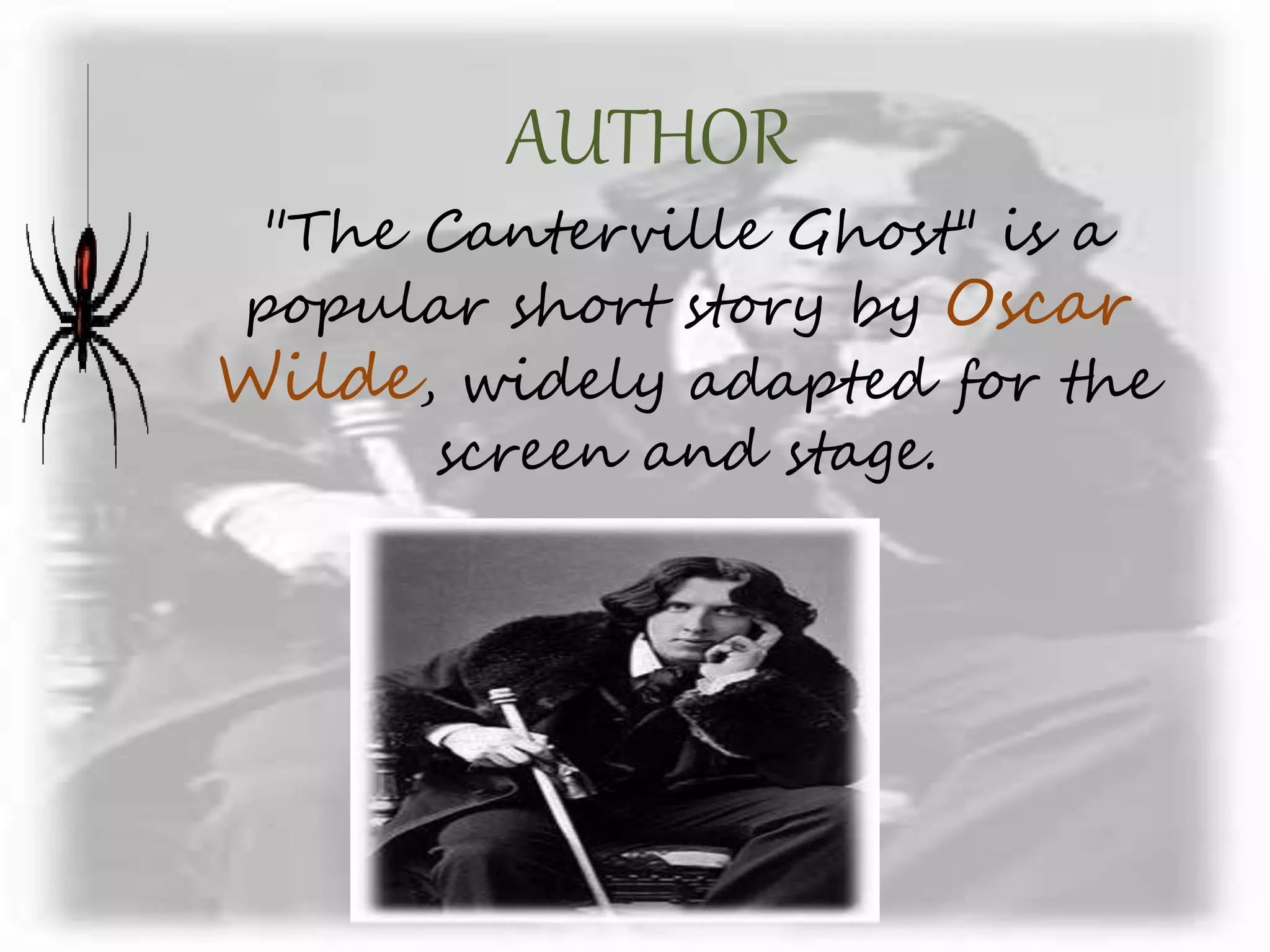 The Canterville Ghost, Class 11 English novel - Theme, Chapter wise ...