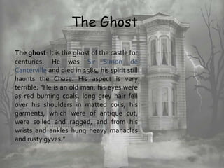 The Canterville Ghost, Class 11 English novel - Theme, Chapter wise ...