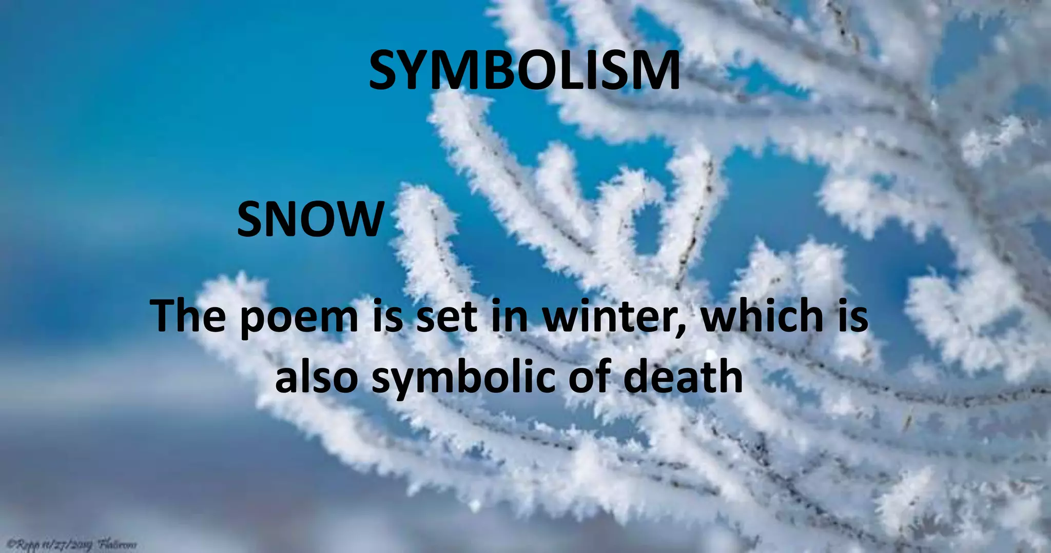 English ppt dust of snow | PPTX