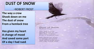 English ppt dust of snow | PPTX