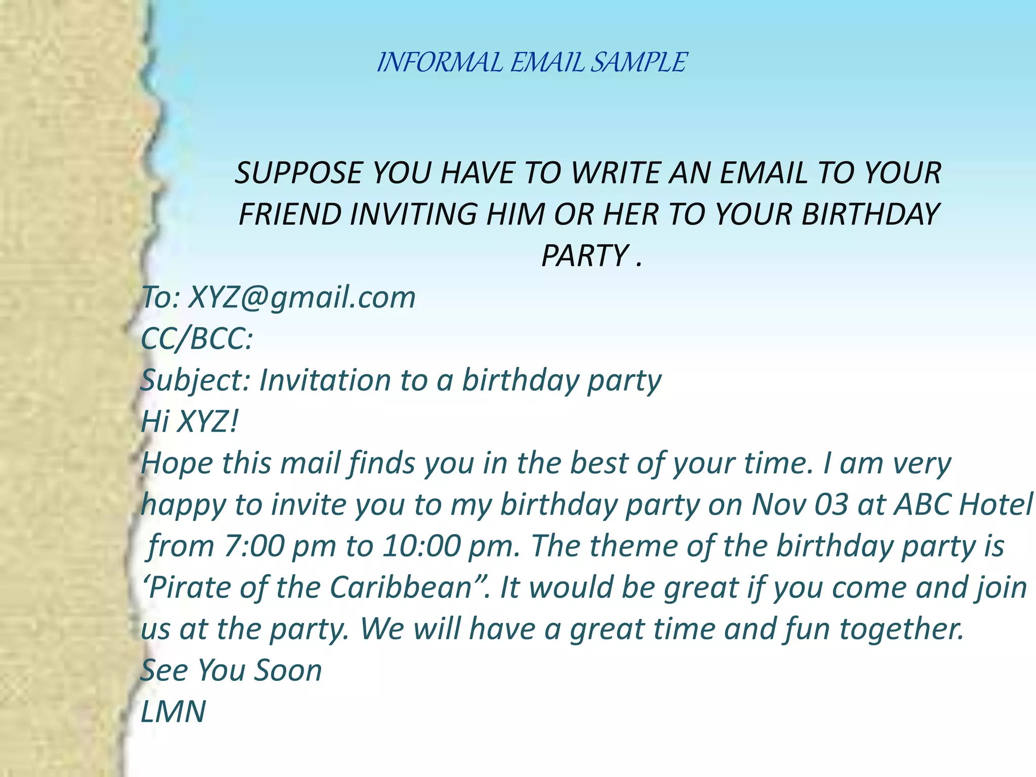 email writing ppt | PPTX