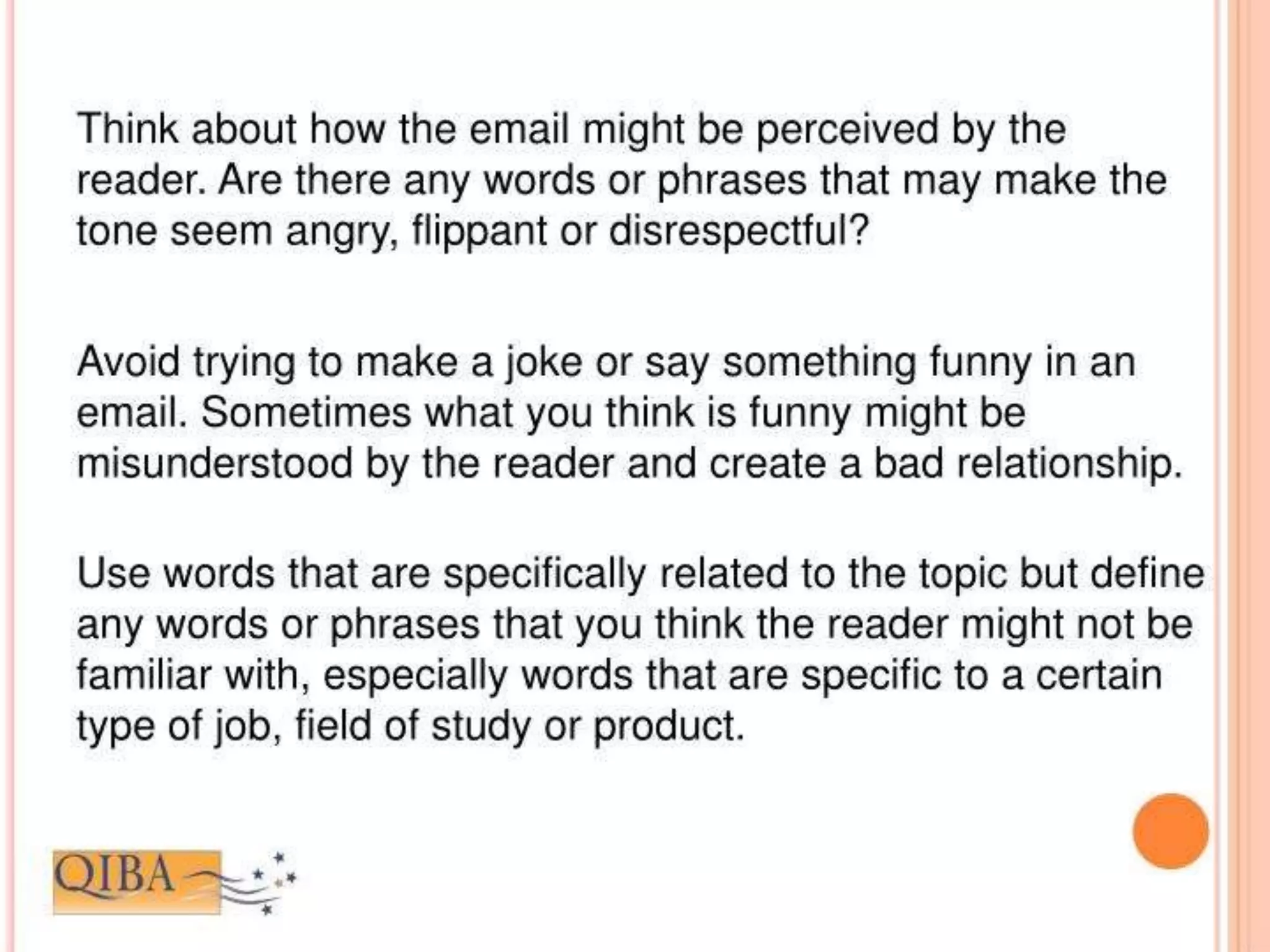 email writing ppt | PPTX