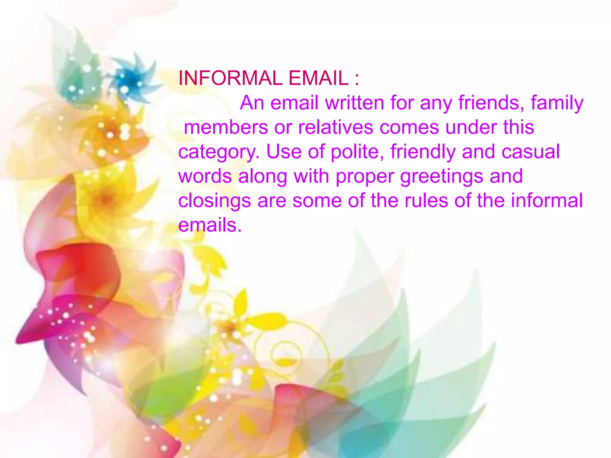 email writing ppt | PPTX