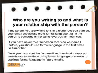 email writing ppt | PPTX