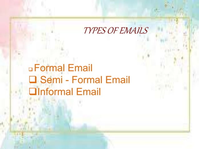 email writing ppt | PPTX | Email | Internet