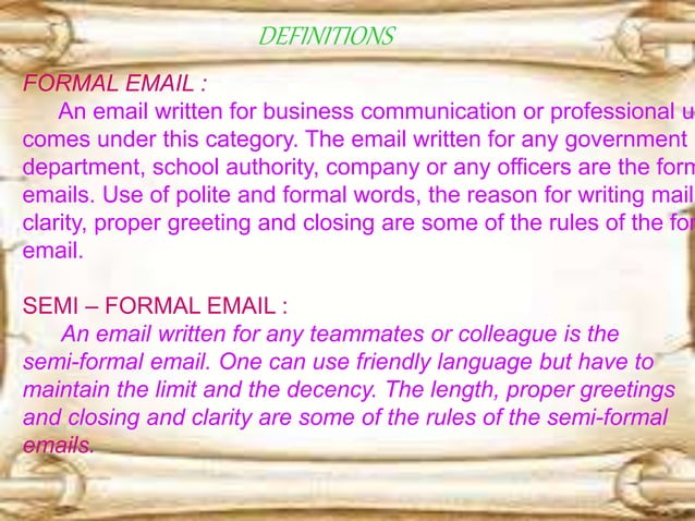 email writing ppt | PPTX | Email | Internet