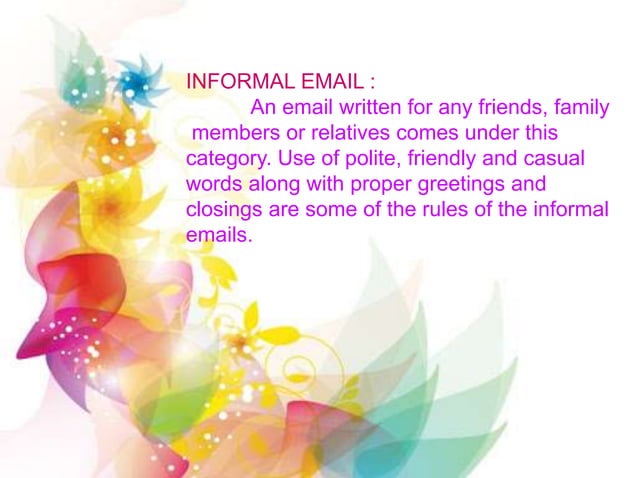 email writing ppt | PPTX | Email | Internet