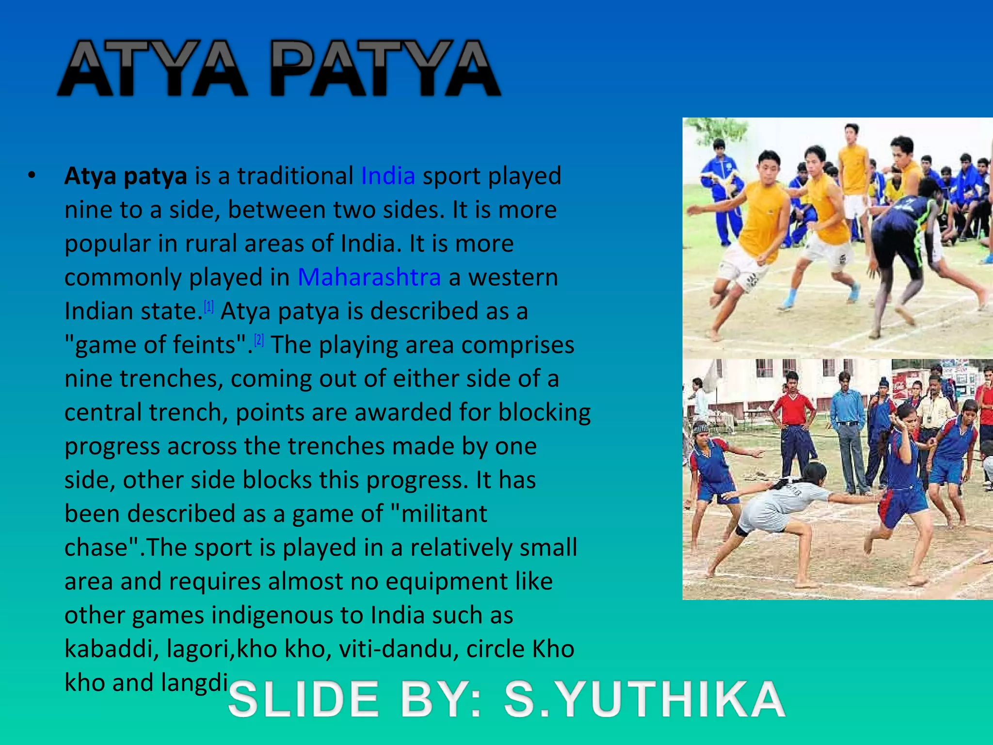 traditional games | PPT